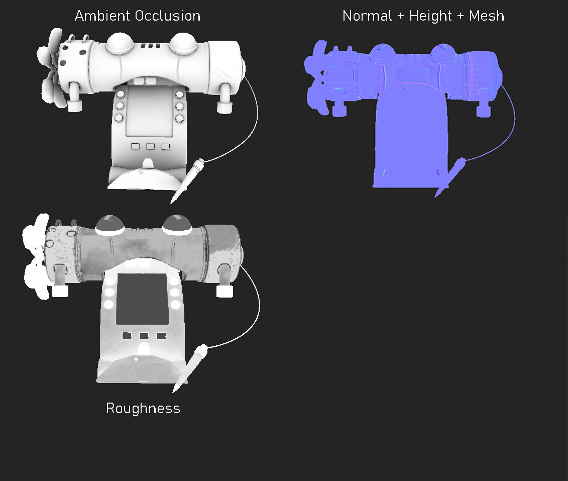 ArtStation - A Concept model | Game Assets