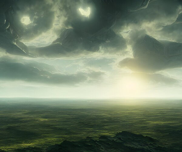 ArtStation - 700 + Alien sky vol 03 | Artworks