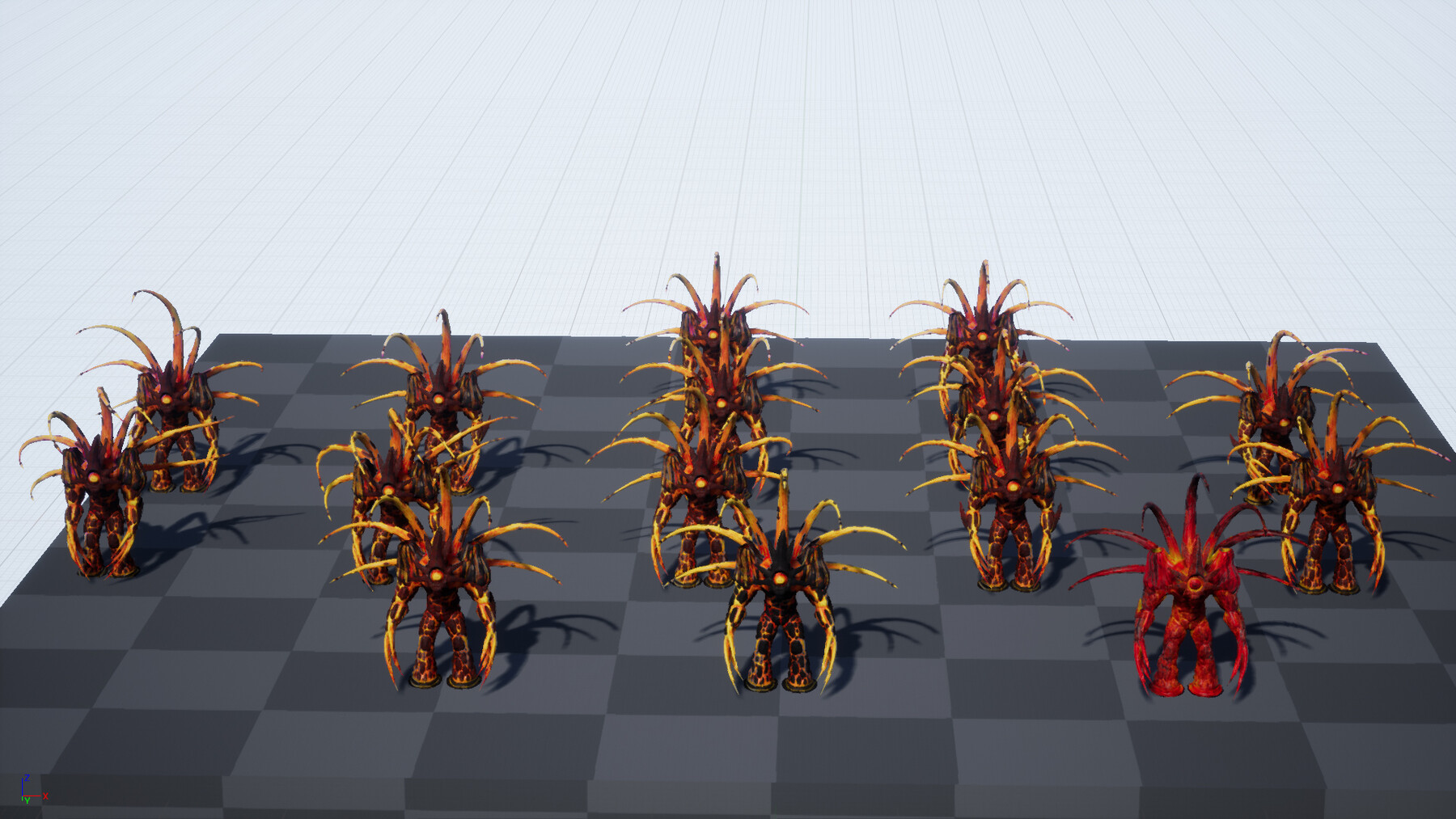 ArtStation - Low-poly model of the character Lava Creature | Game Assets