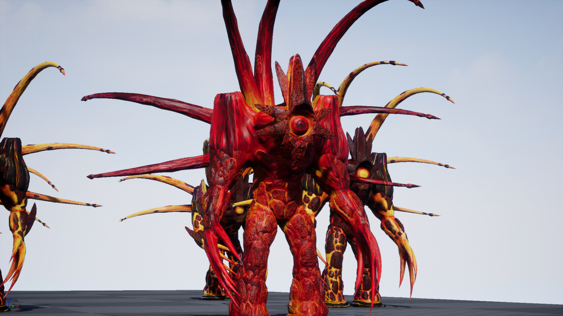 ArtStation - Low-poly model of the character Lava Creature | Game Assets