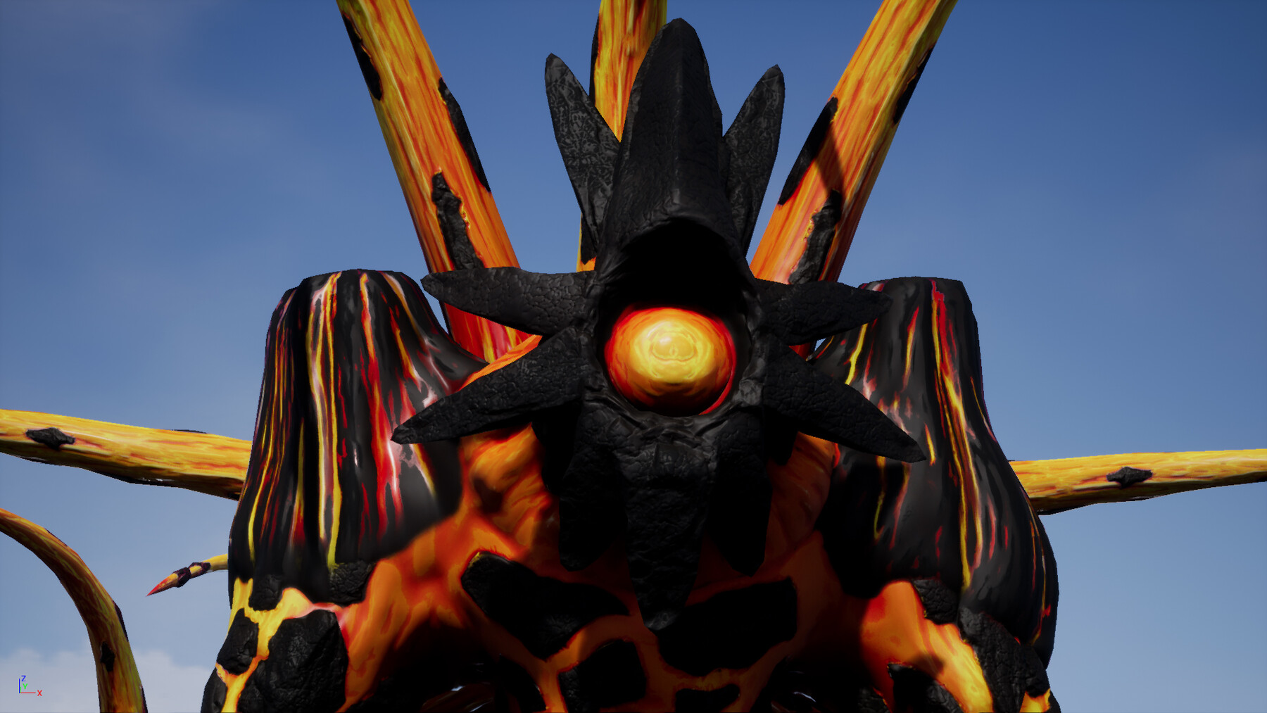 ArtStation - Low-poly model of the character Lava Creature | Game Assets