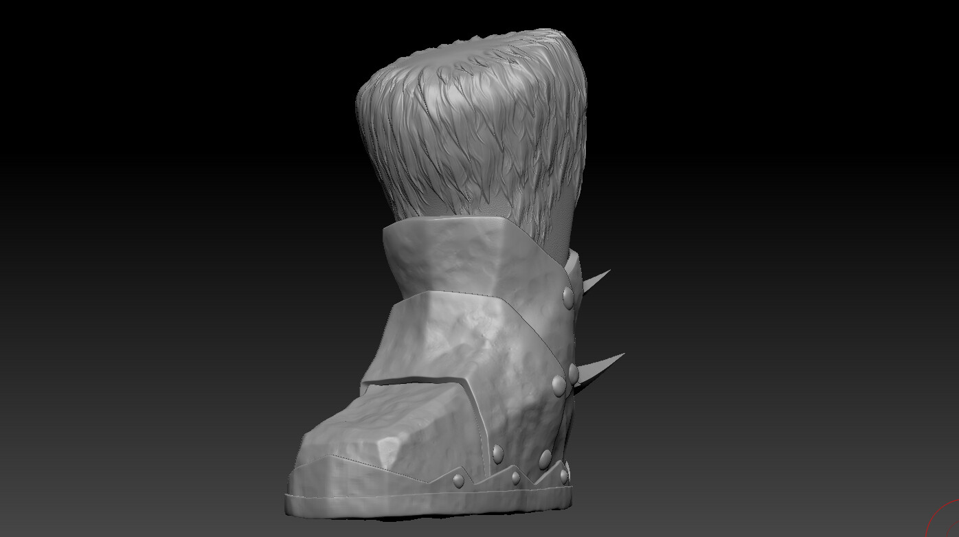 ArtStation - High-poly model Boot | Resources