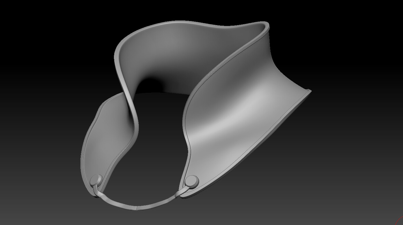 ArtStation - High-poly model Neck armor | Resources