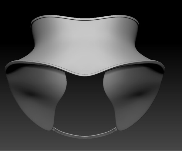 ArtStation - High-poly model Neck armor | Resources