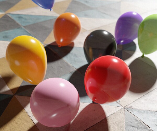 ArtStation - 3D BALLOONS | Resources