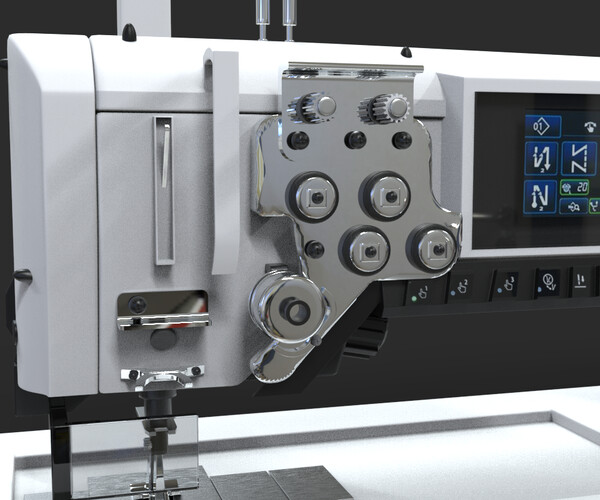 ArtStation - JUKI LU2800 Sewing machine 3d model | Resources