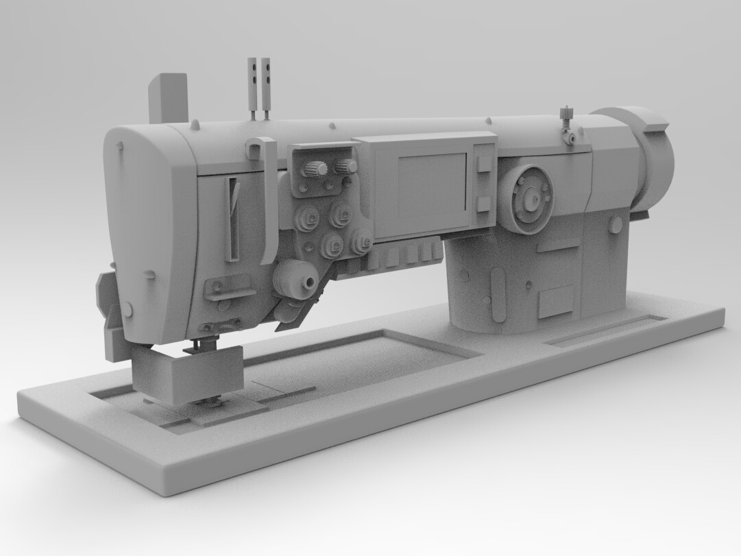 ArtStation - JUKI LU2800 Sewing machine 3d model | Resources