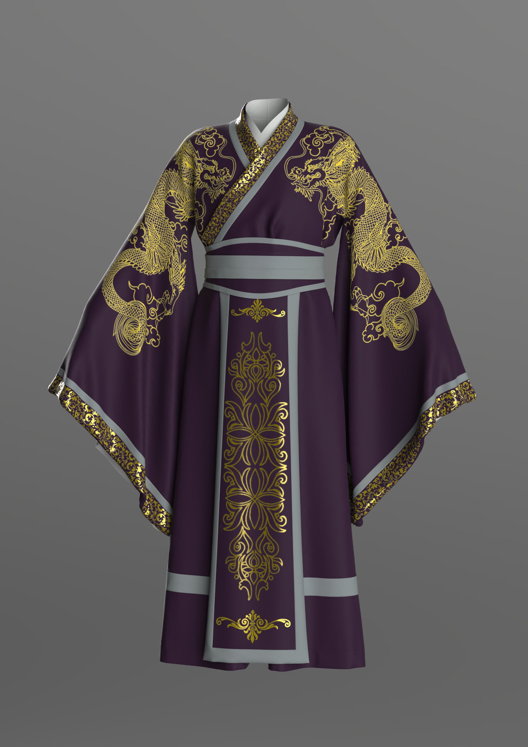 ArtStation - L/W/P Studio-Men's Hanfu of Qin and Han Dynasties - Flying ...