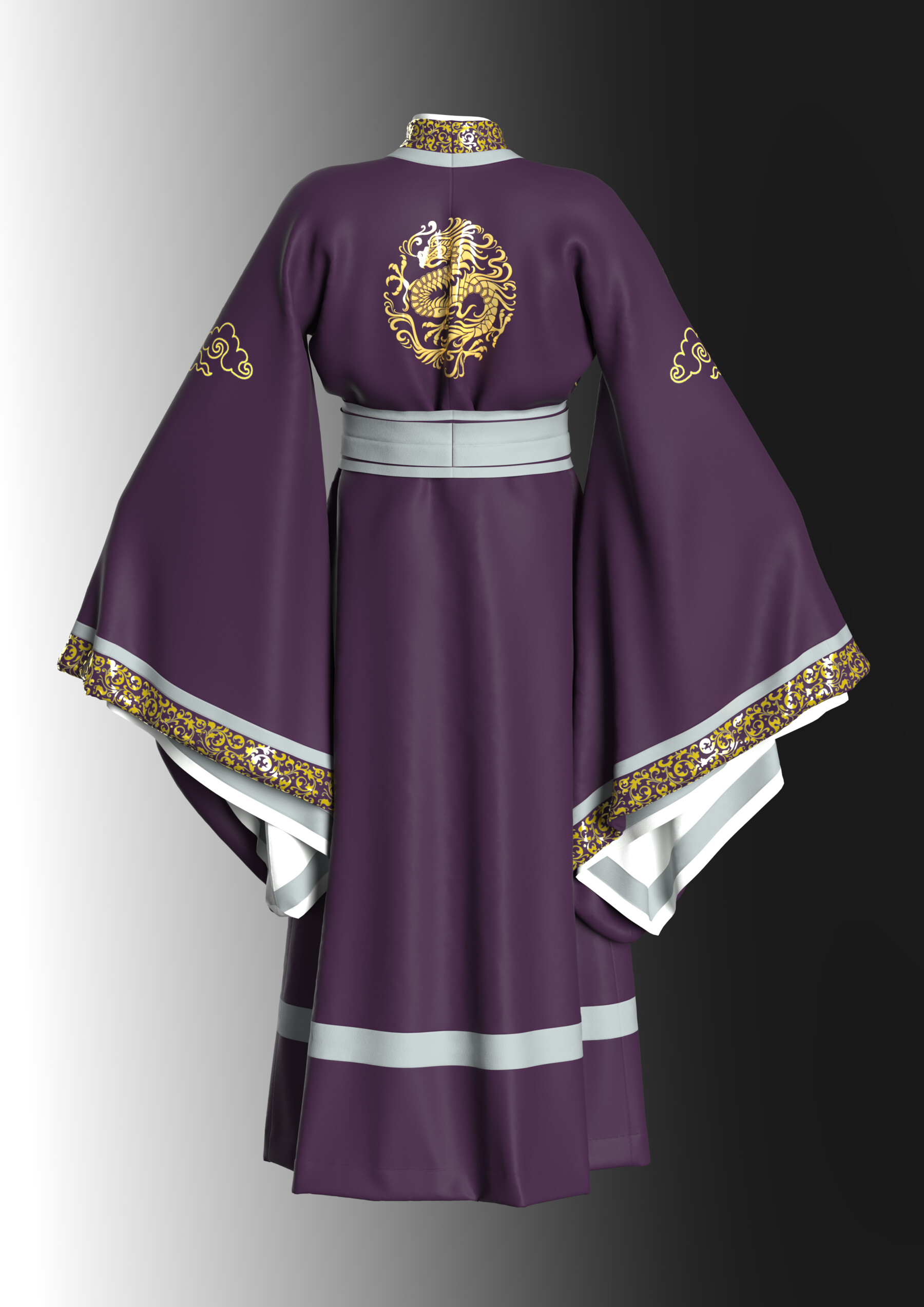 ArtStation - L/W/P Studio-Men's Hanfu of Qin and Han Dynasties - Flying ...