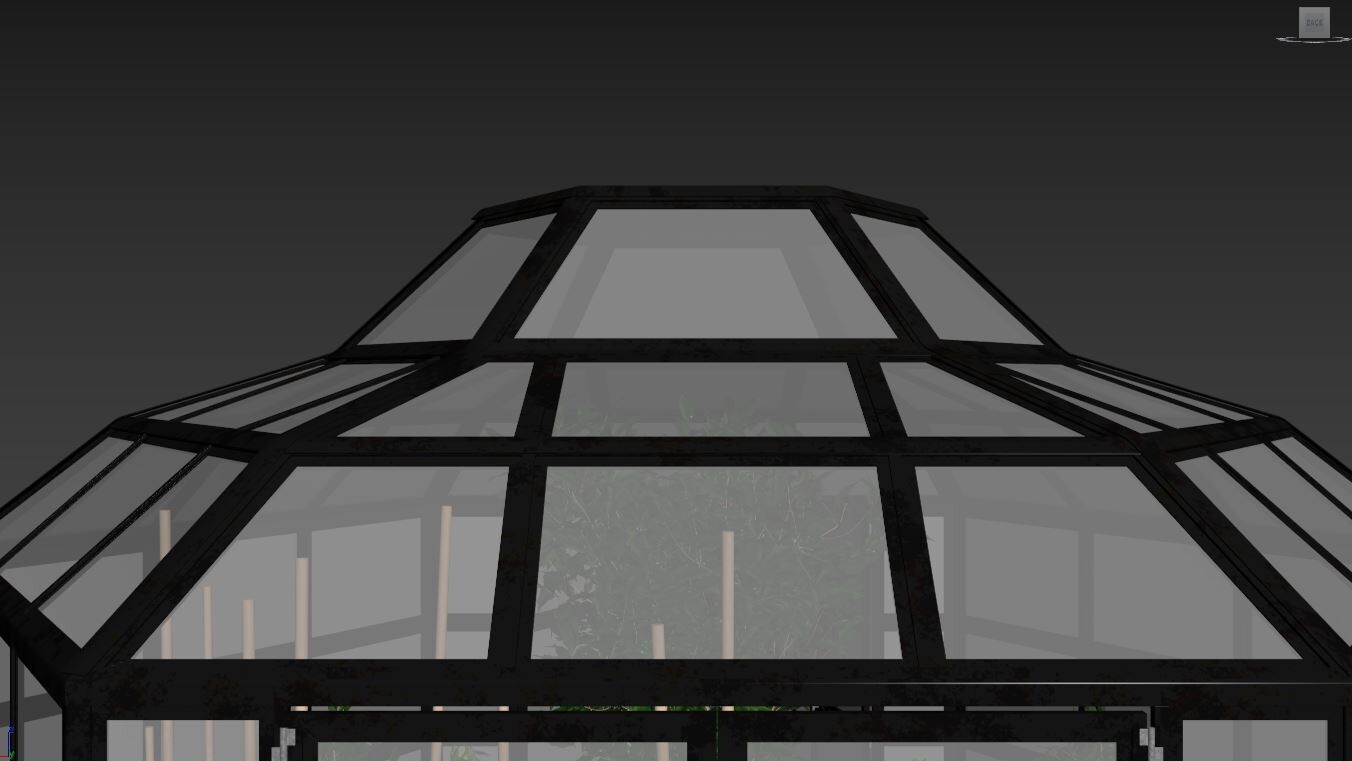 ArtStation - Greenhouse hexagon 3D model | Resources