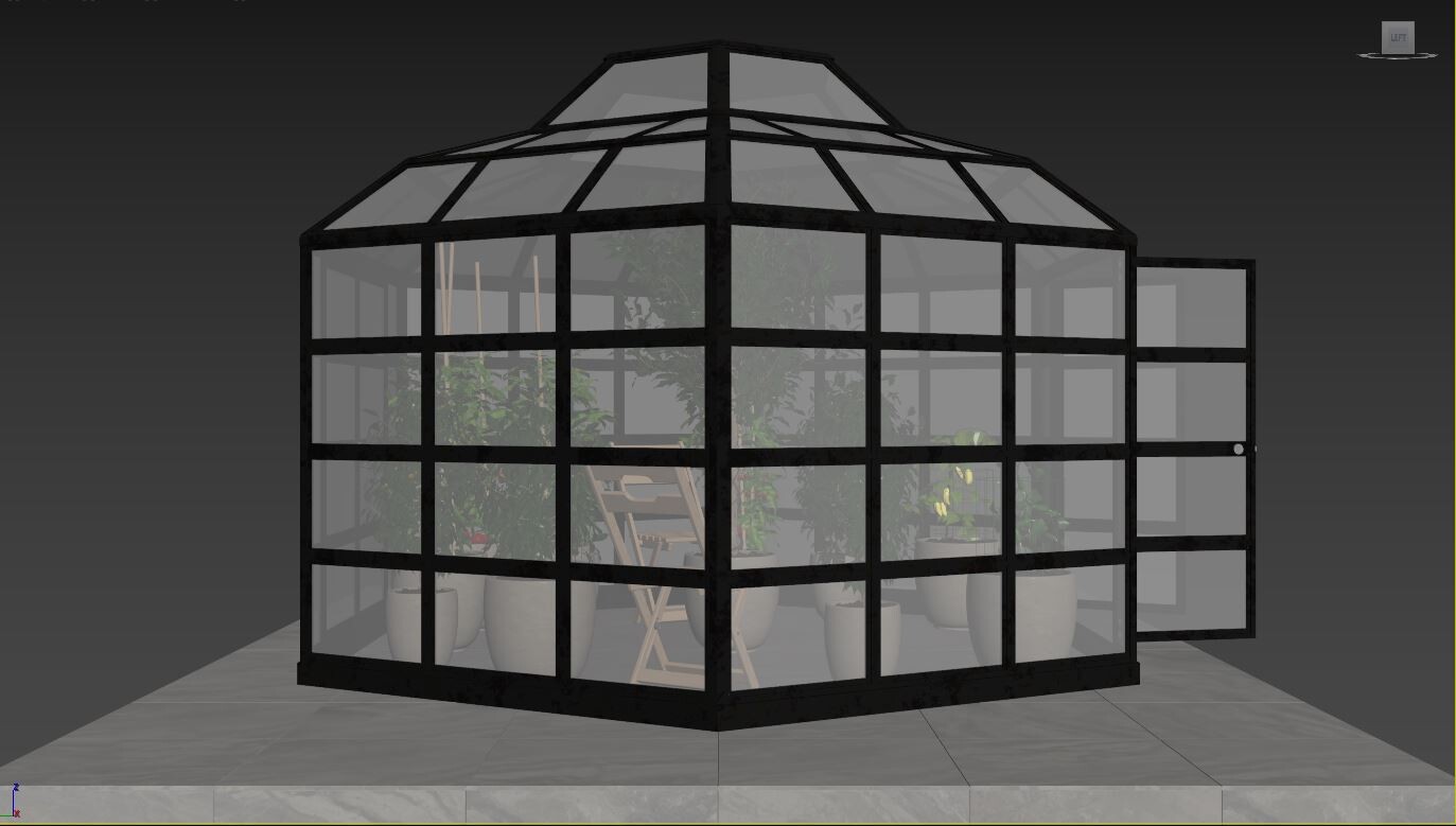 ArtStation - Greenhouse hexagon 3D model | Resources