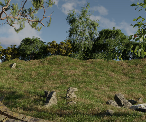 ArtStation - 3D realistic Stylized landscape model | Resources