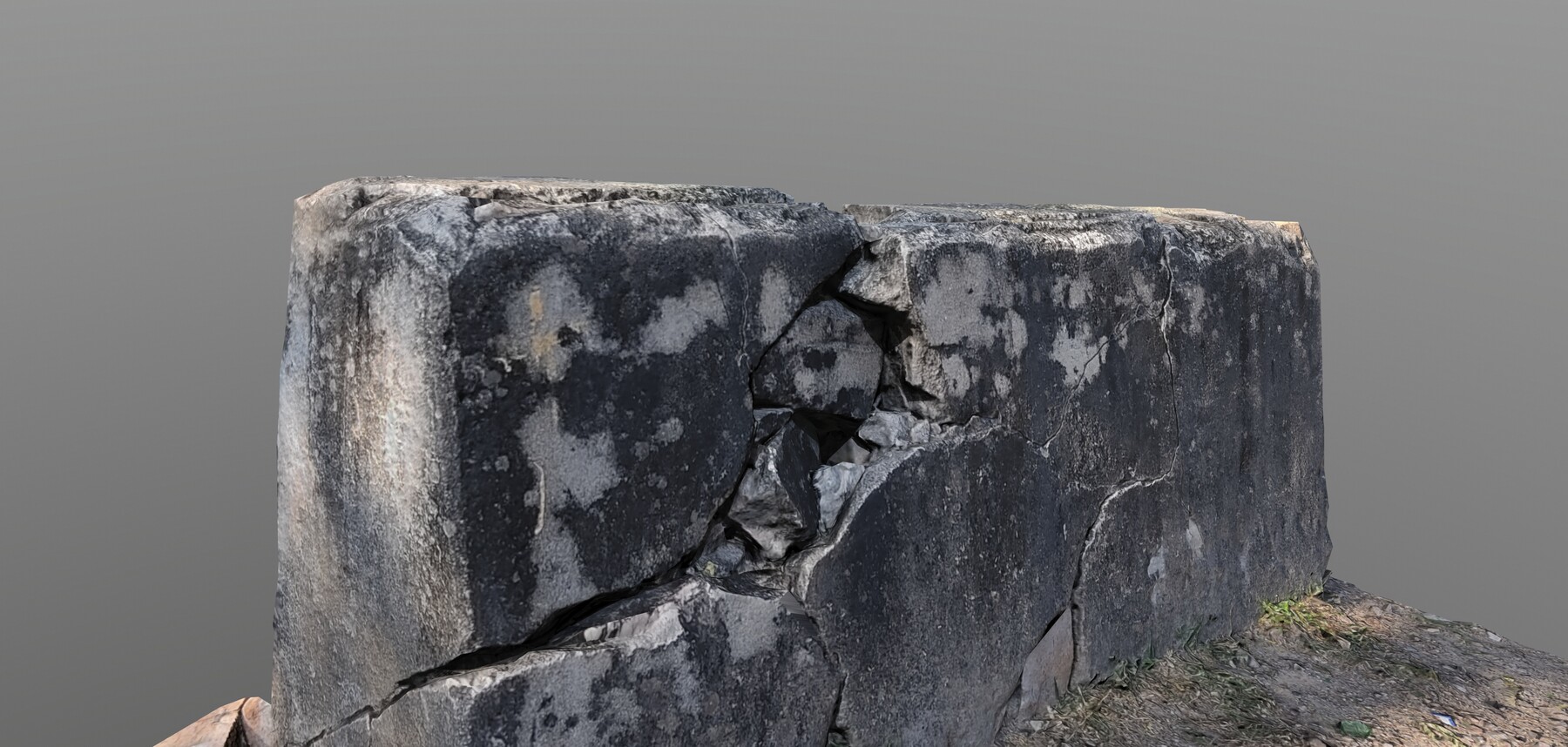 ArtStation - Broken Wall Low Poly | Game Assets