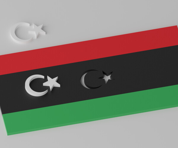 ArtStation - Islamic Muslim Countries Flags Collection 3D model | Resources