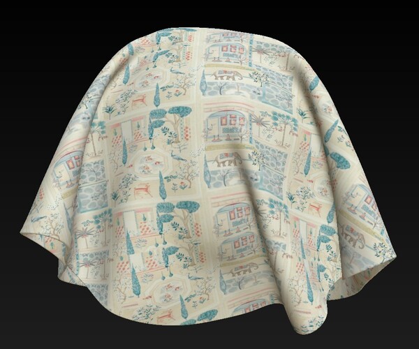 ArtStation - 10 Fabric Patterns Vol. 10 | Game Assets