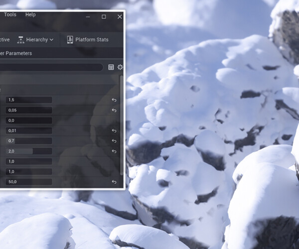 ArtStation - Snow Material Unreal Engine 5 /// | Resources