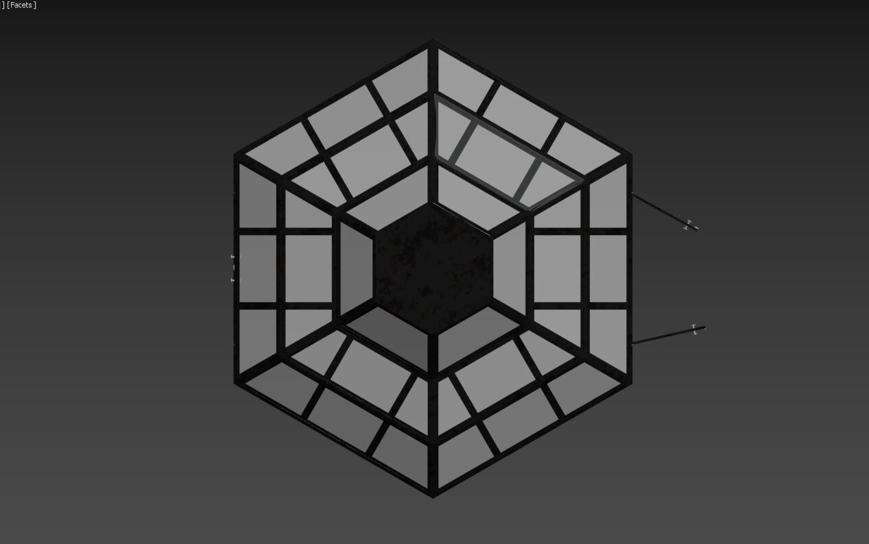 ArtStation - Greenhouse hexagon 3D model | Resources
