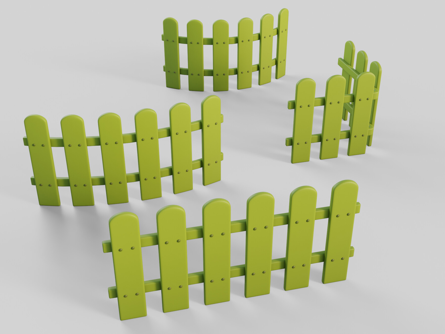 ArtStation - Cartoon Fence Collection | Resources