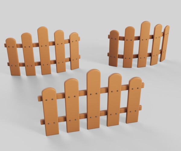 ArtStation - Cartoon Fence Collection | Resources