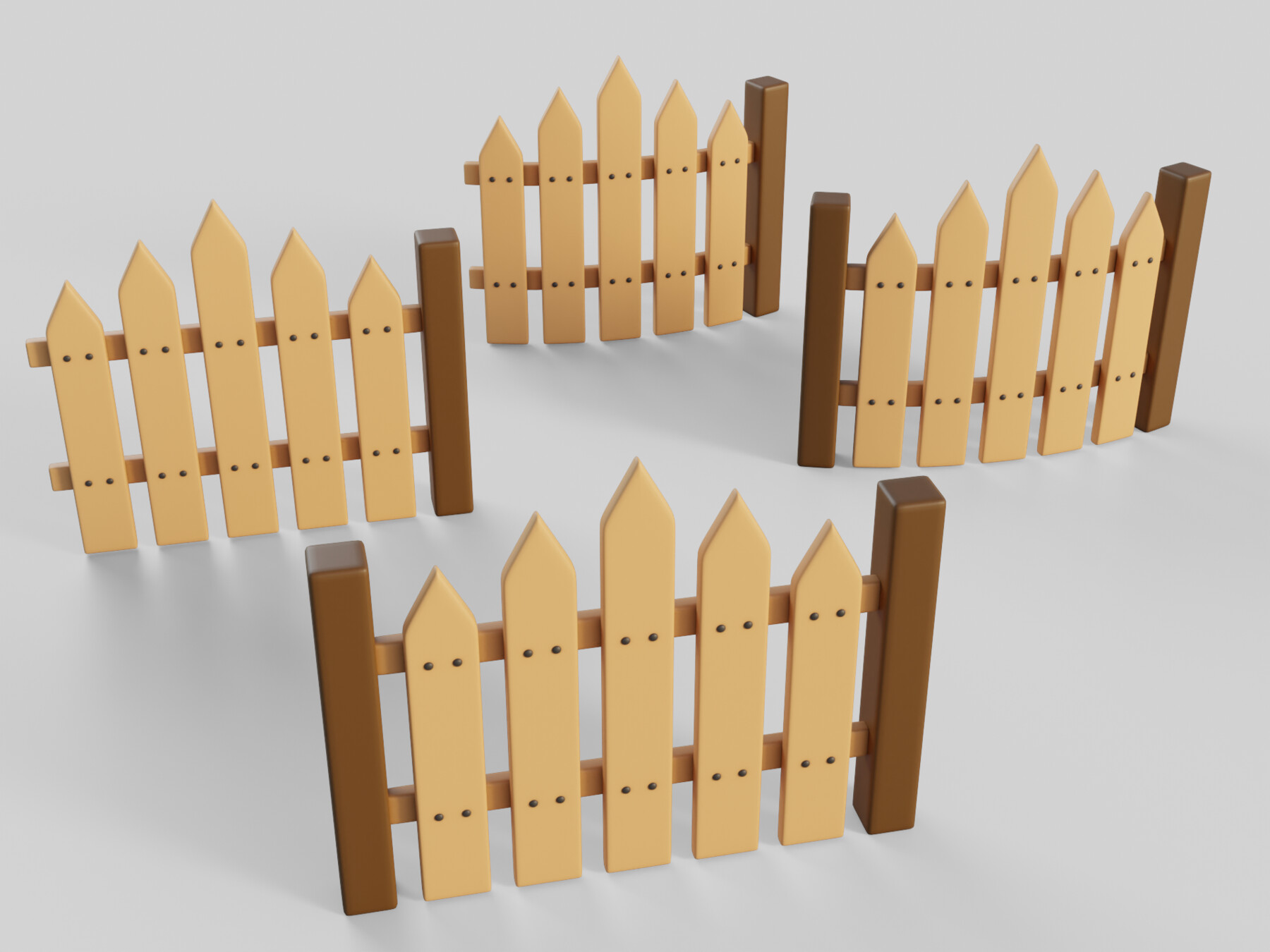 ArtStation - Cartoon Fence Collection | Resources