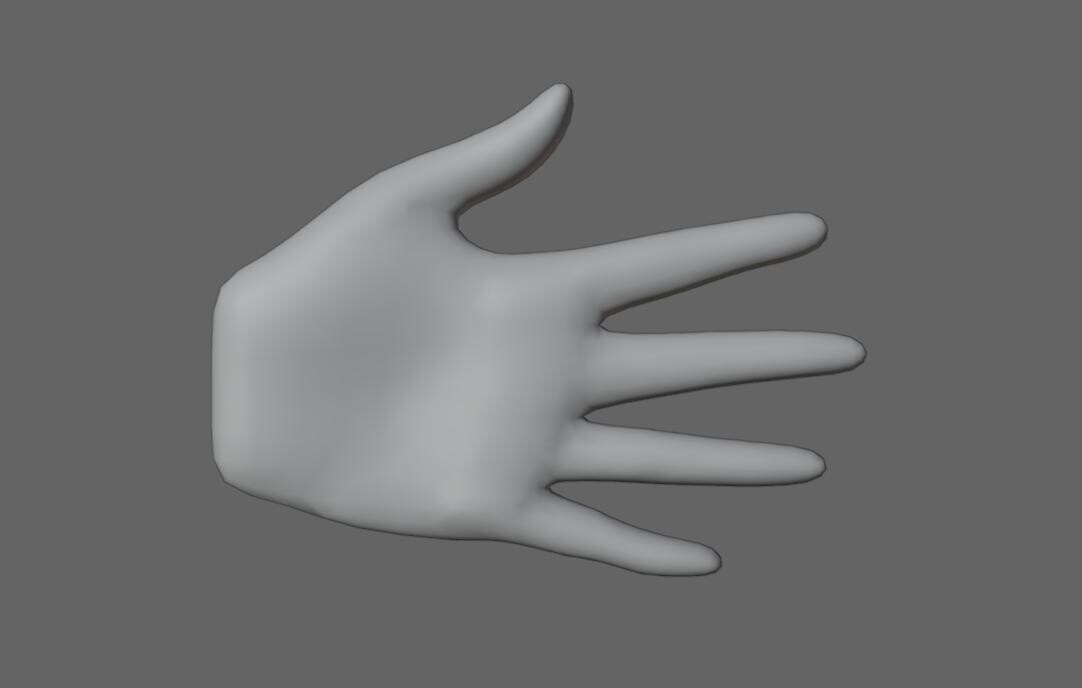 ArtStation - Rigged Hand - With Real texture - Mao Low-poly 3D model ...