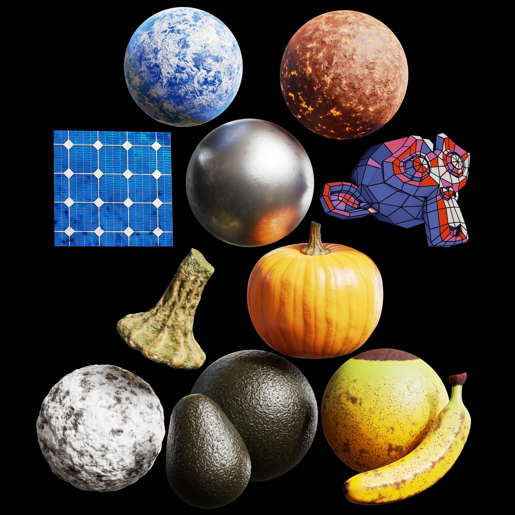 ArtStation - Blender Procedural Material Pack #10 | Resources