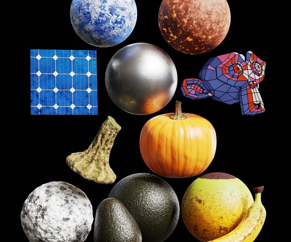 ArtStation - Blender Procedural Material Pack #10 | Resources