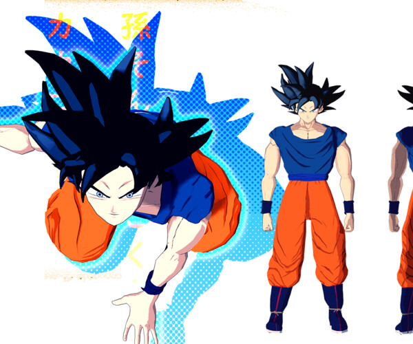 ArtStation - 3D Son Goku Rigged | Resources