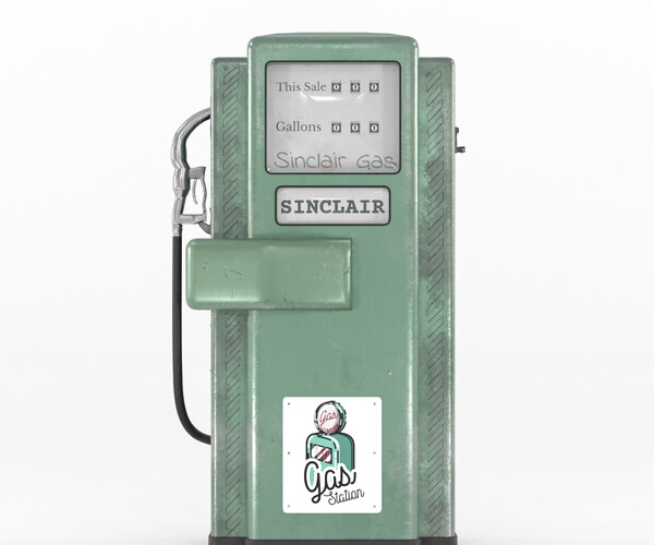 ArtStation - 3 Gas Pump Models | Game Assets