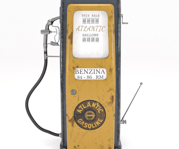ArtStation - 3 Gas Pump Models | Game Assets