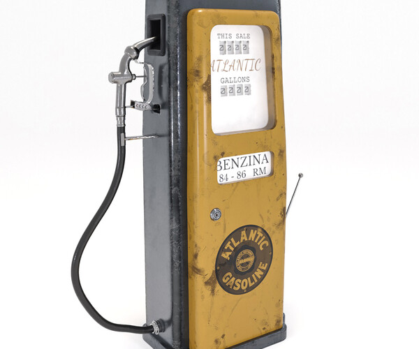 ArtStation - 3 Gas Pump Models | Game Assets