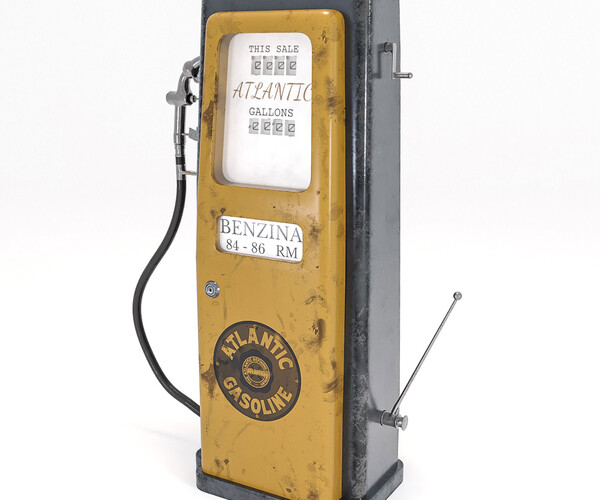 ArtStation - 3 Gas Pump Models | Game Assets