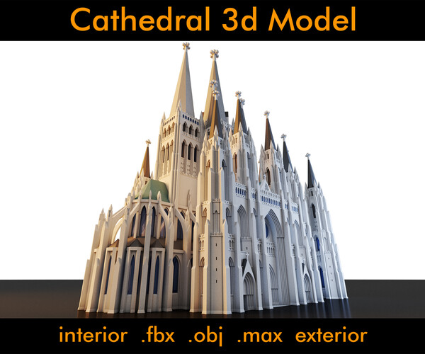 ArtStation - Cathedral- 3d Model | Resources