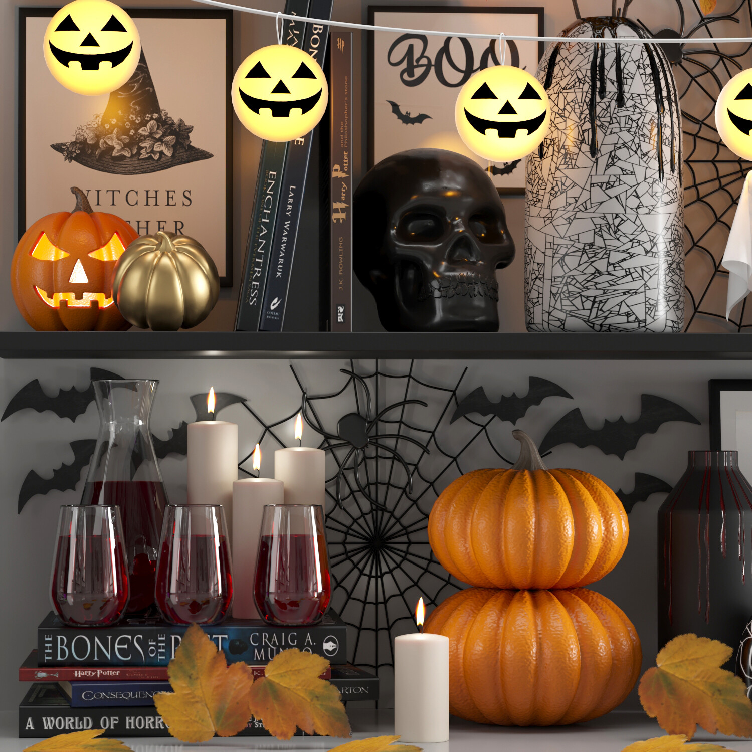 ArtStation - halloween decorative set | Resources