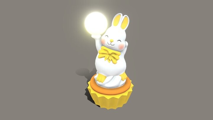 ArtStation - Bunny Standing Light ( LP ) ( Stylized ) | Game Assets