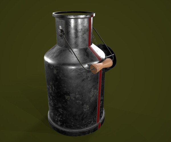 ArtStation - Small milk can | Game Assets