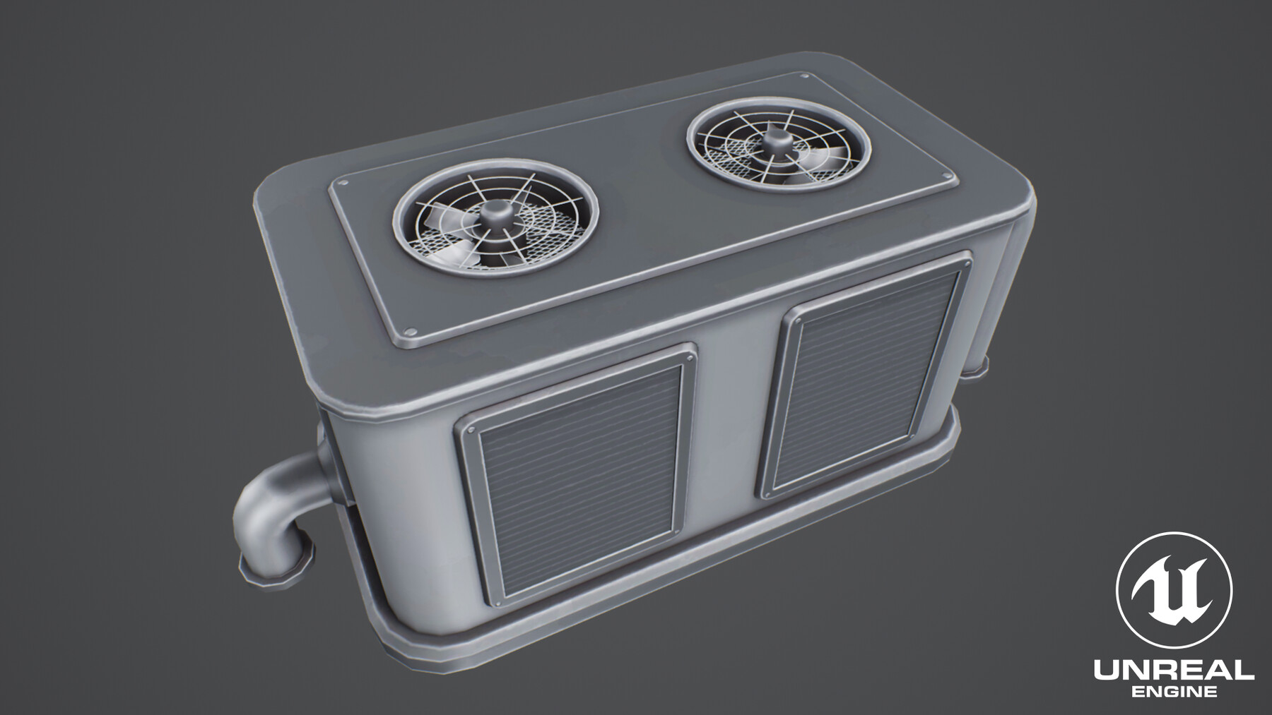 Paulo Jorge - Stylized Rooftop Air Conditioner