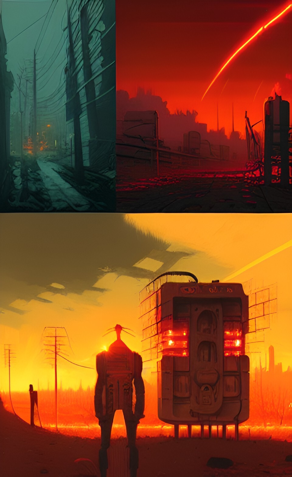 ArtStation - cyber fallout 4700-jpg pack wombo art | Artworks