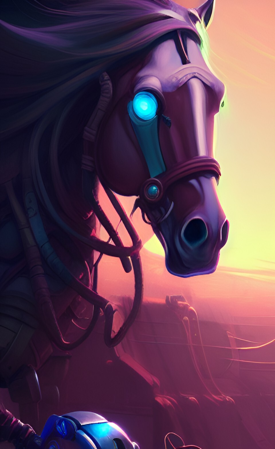 ArtStation - 821 bio mecha stalion horse 2900-jpg pack wombo art | Artworks