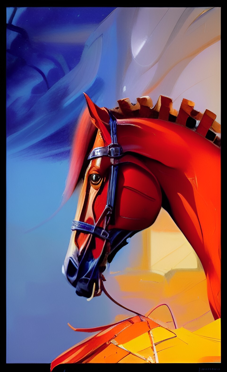 ArtStation - 821 bio mecha stalion horse 2900-jpg pack wombo art | Artworks