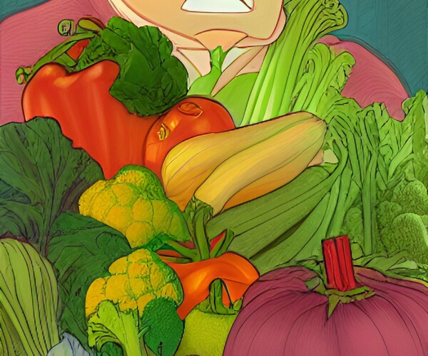 ArtStation - Disney characters as vegetables 1400-jpg pack wombo art ...