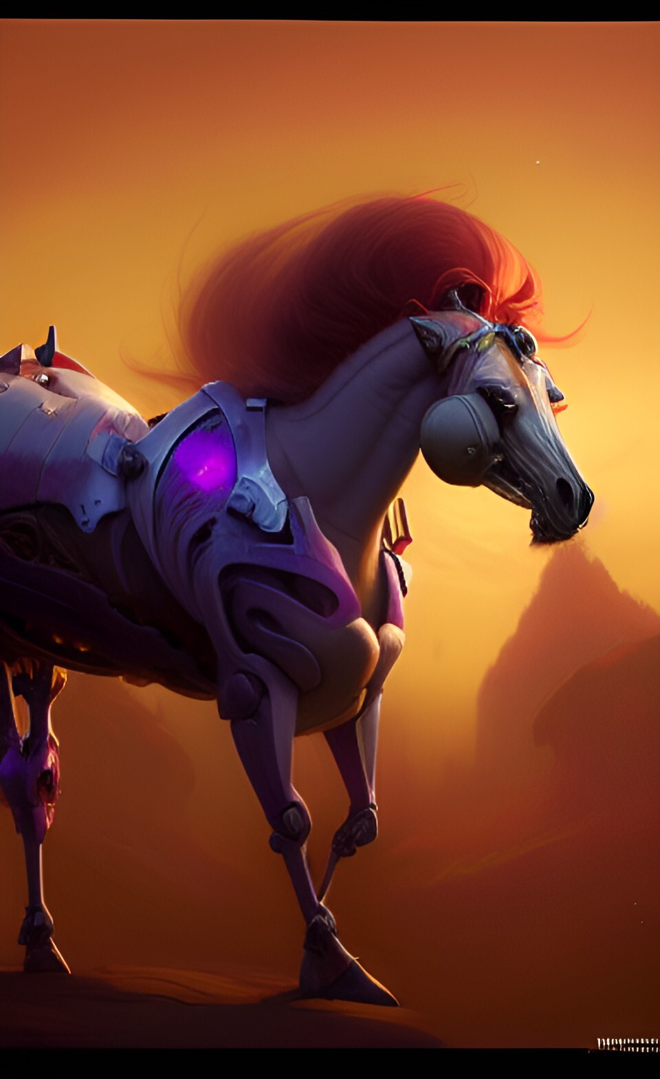 ArtStation - 821 bio mecha stalion horse 2900-jpg pack wombo art | Artworks