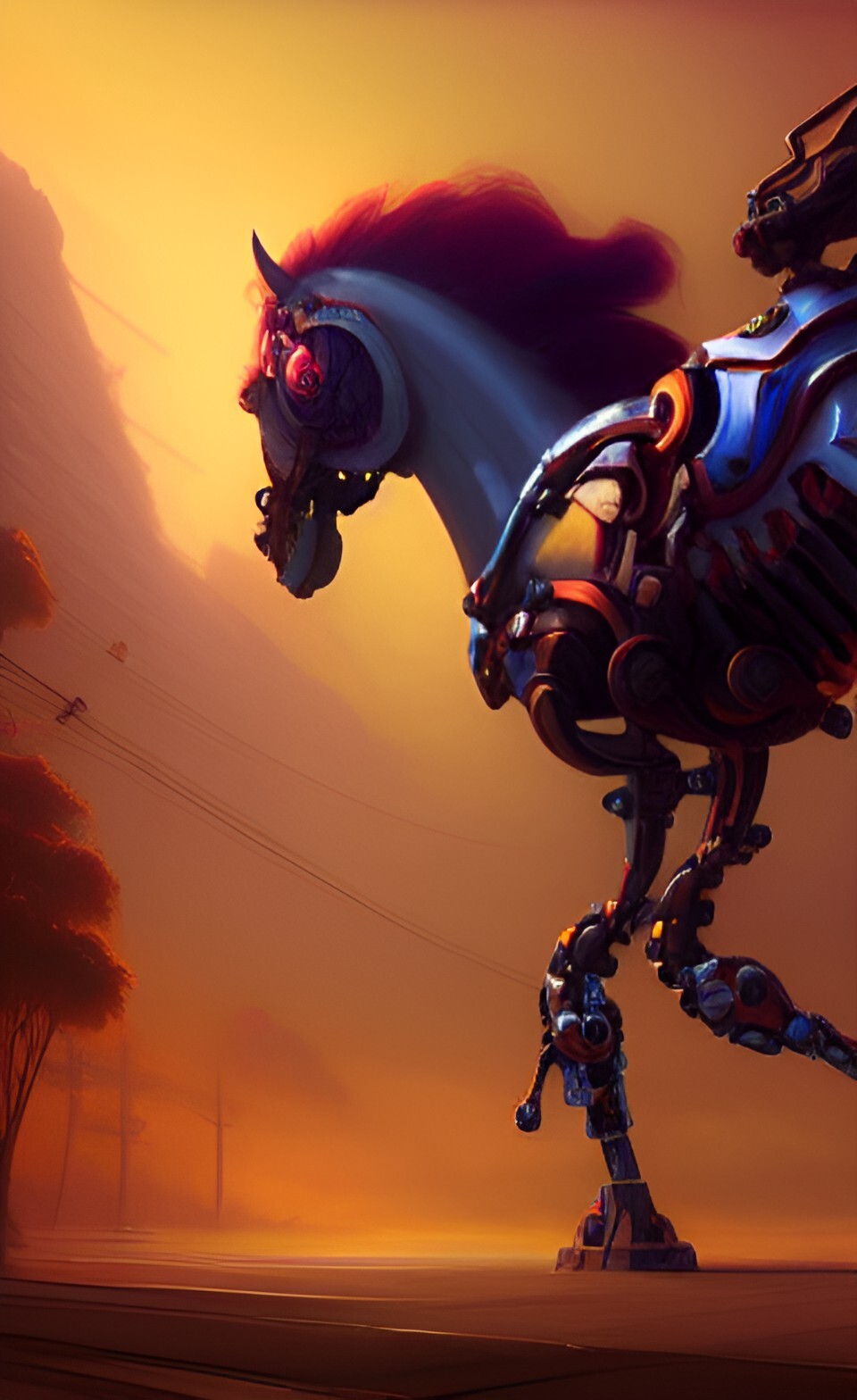 ArtStation - 821 bio mecha stalion horse 2900-jpg pack wombo art | Artworks