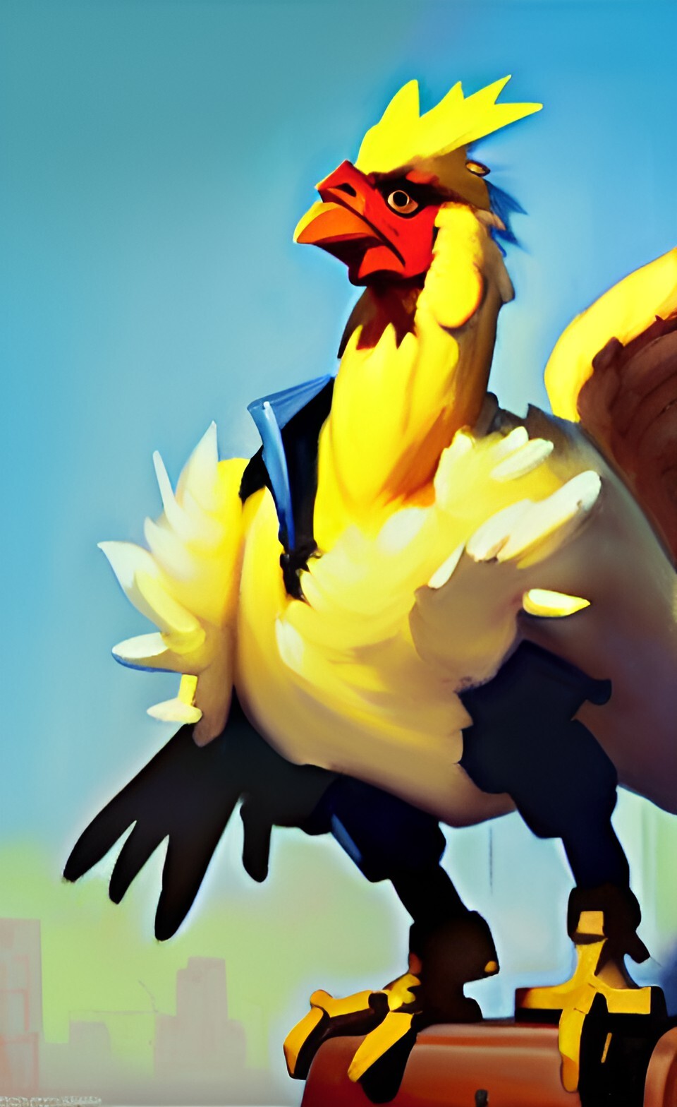 ArtStation - painting of chocobo 3000-jpg pack wombo art | Artworks