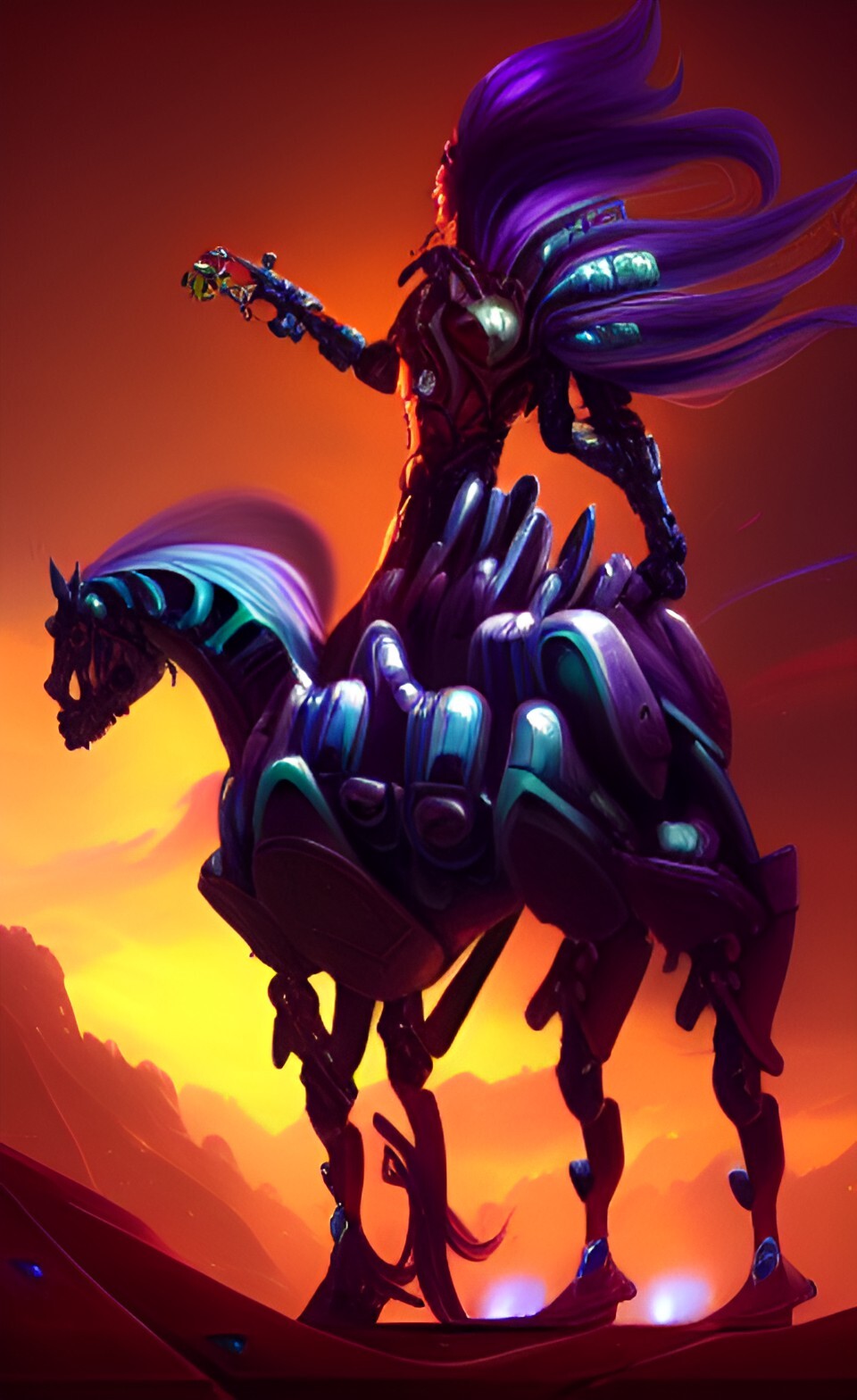 ArtStation - 821 bio mecha stalion horse 2900-jpg pack wombo art | Artworks