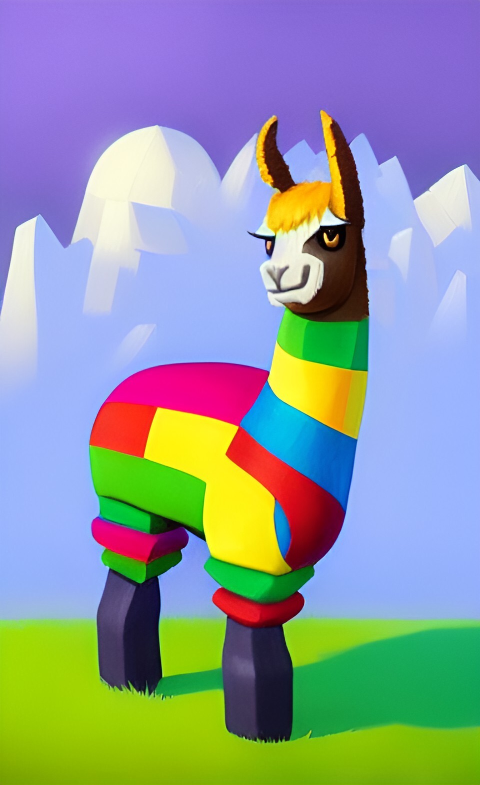 ArtStation - little Llama Pinata fornite 5400-jpg pack wombo art | Artworks