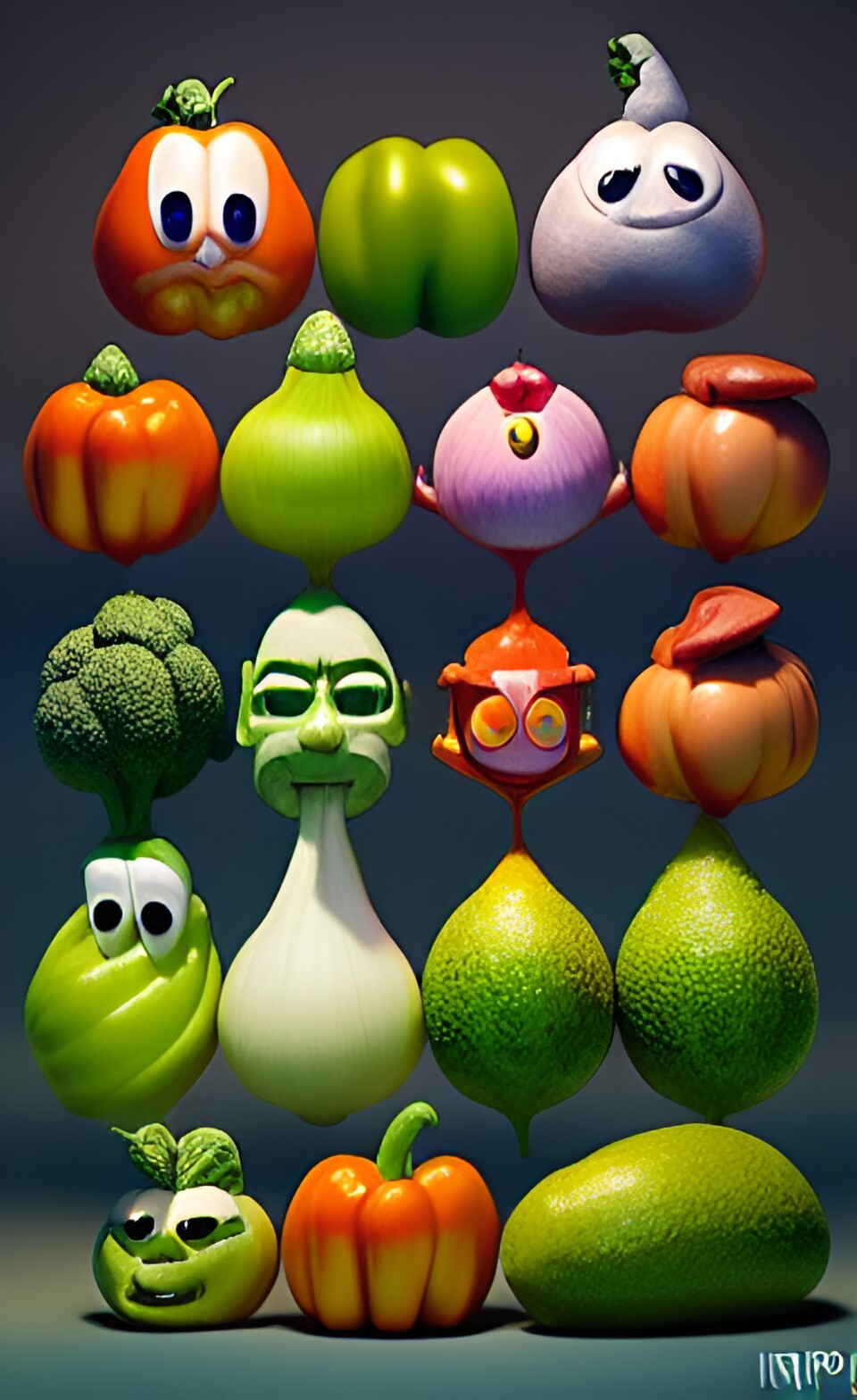 ArtStation - Disney characters as vegetables 1400-jpg pack wombo art ...