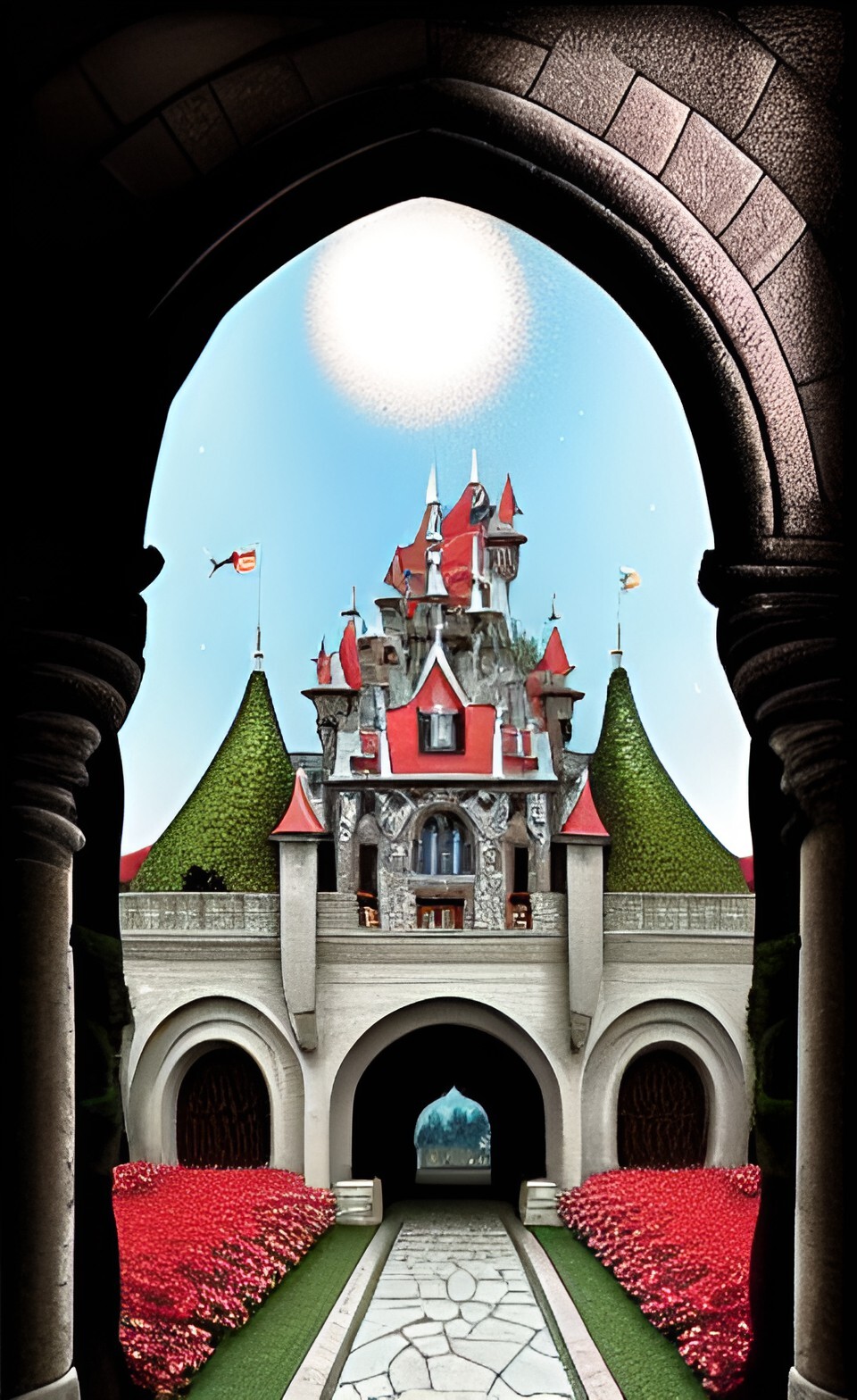 ArtStation - 832 Beautiful Large fantasy castle courtyard 900-jpg pack ...