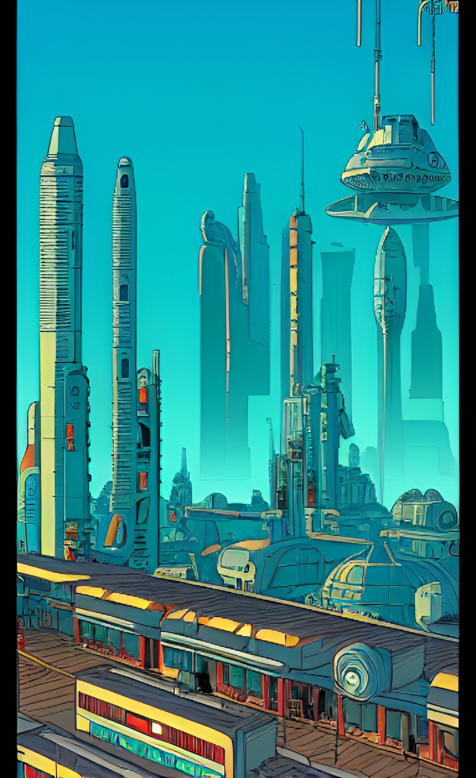 ArtStation - 834 Futurama city-2700-jpg pack wombo art | Artworks