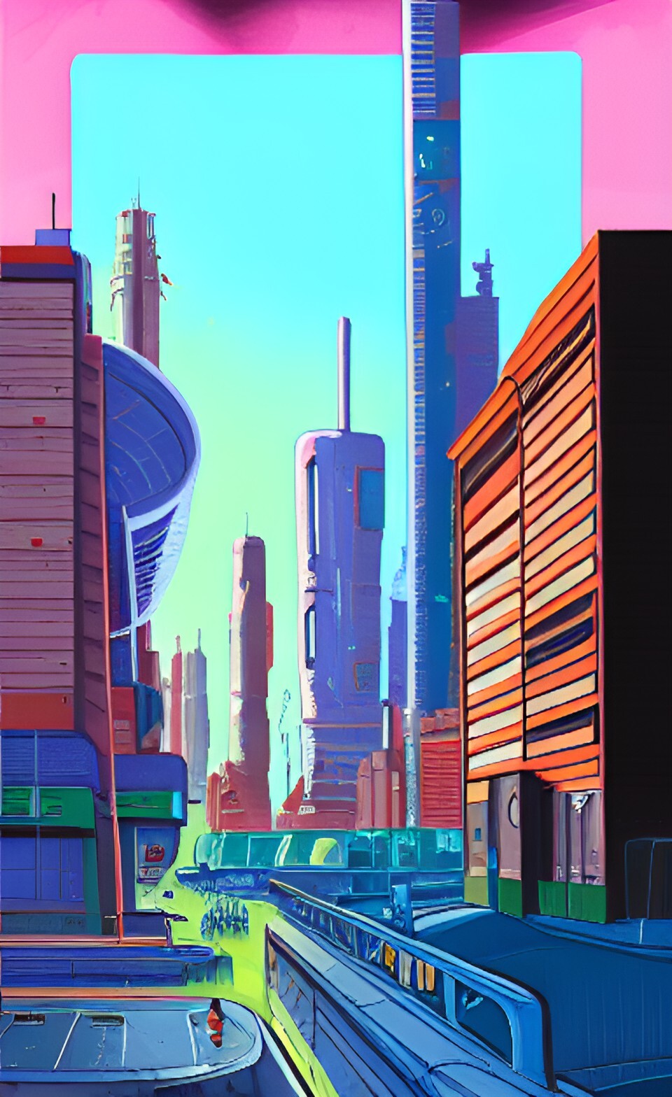 ArtStation - 834 Futurama city-2700-jpg pack wombo art | Artworks